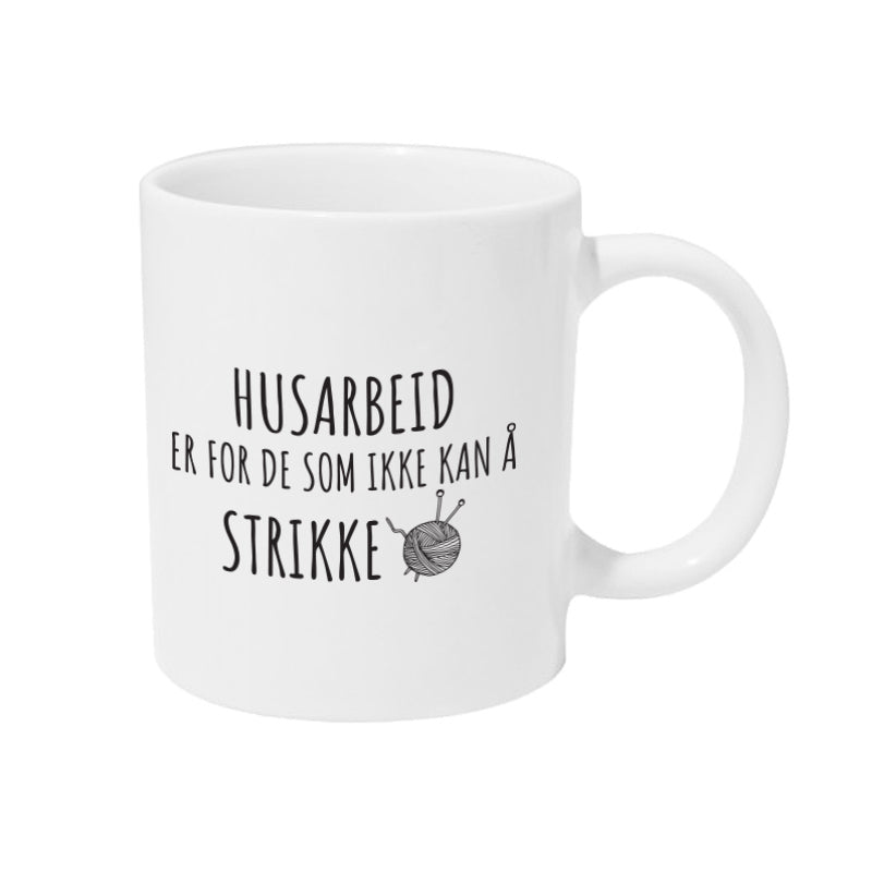 Husarbeid & Strikking - Kaffekrus – TruckerWear.no